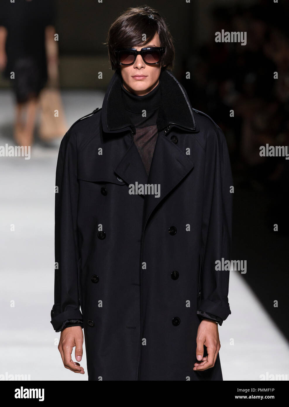 NEW YORK, NY - September 05, 2018: Anton Jaeger walks the runway at the ...