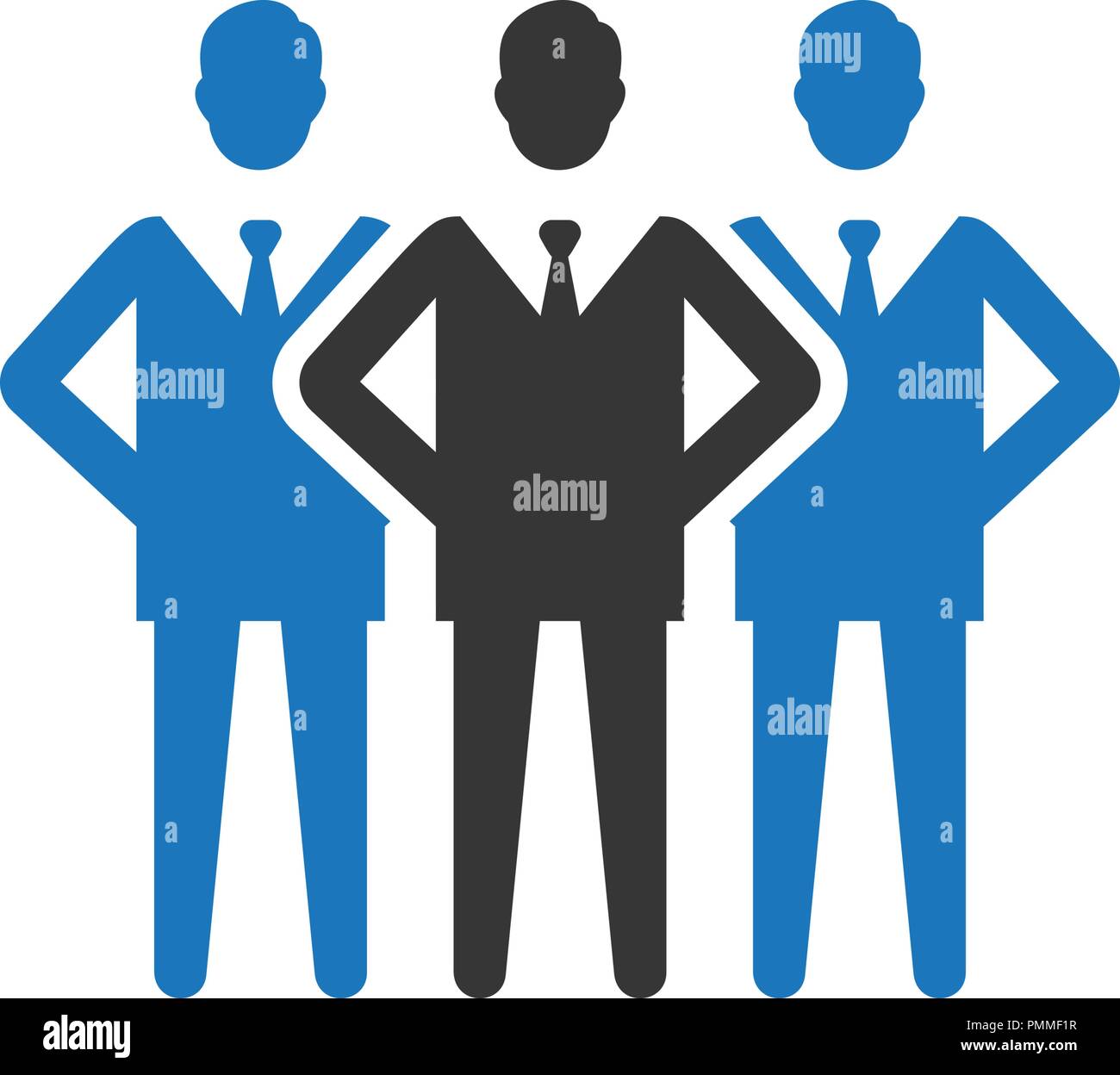Team of three Stock Vector Images - Alamy