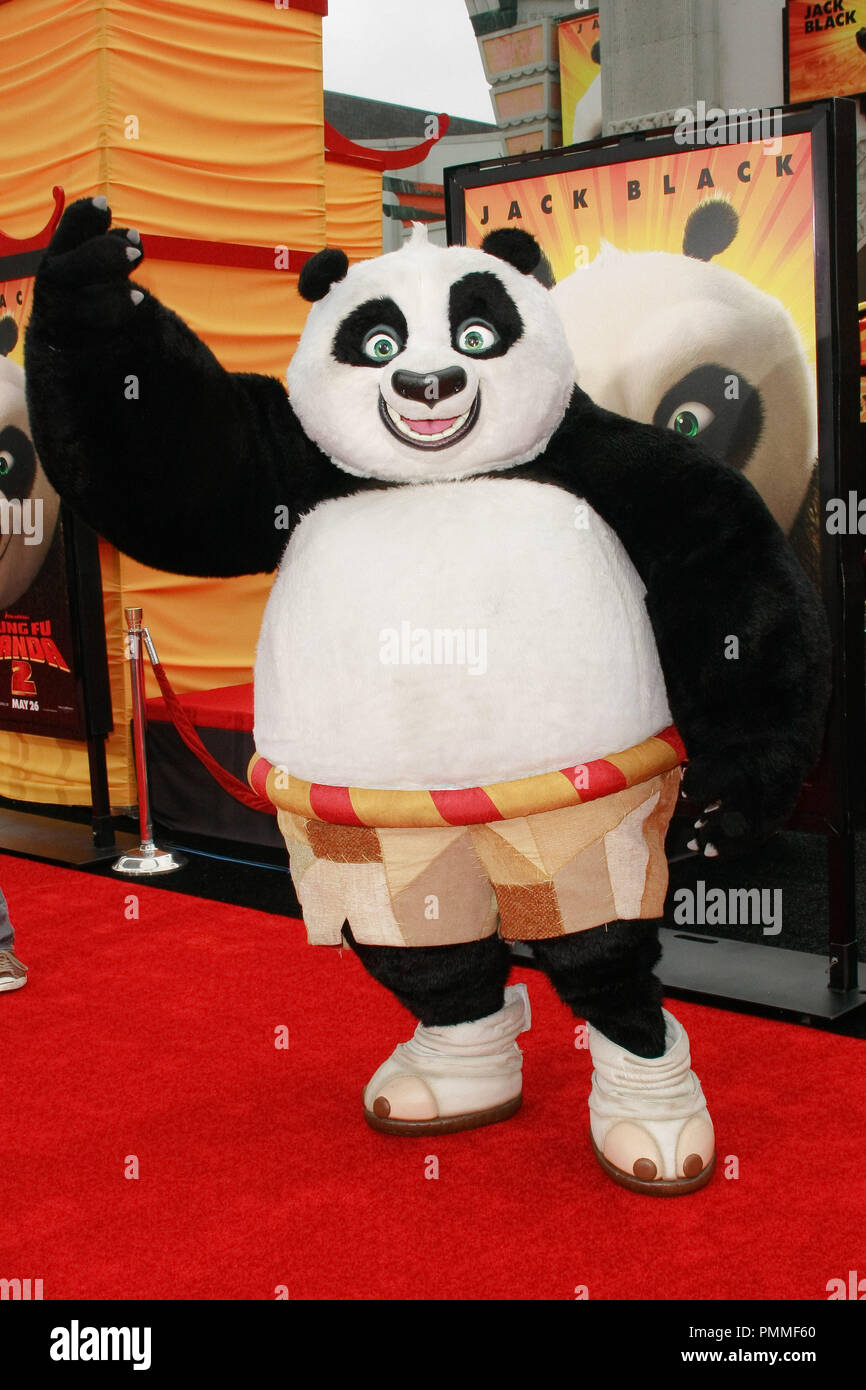 Po The Panda at the Premiere of Dreamworks Animation's "Kung Fu Panda 2 ...