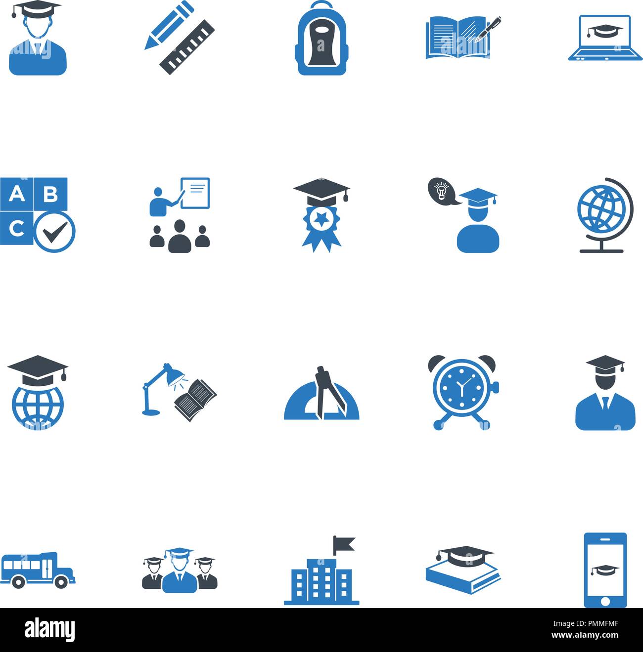Education Icons Vector Free Download