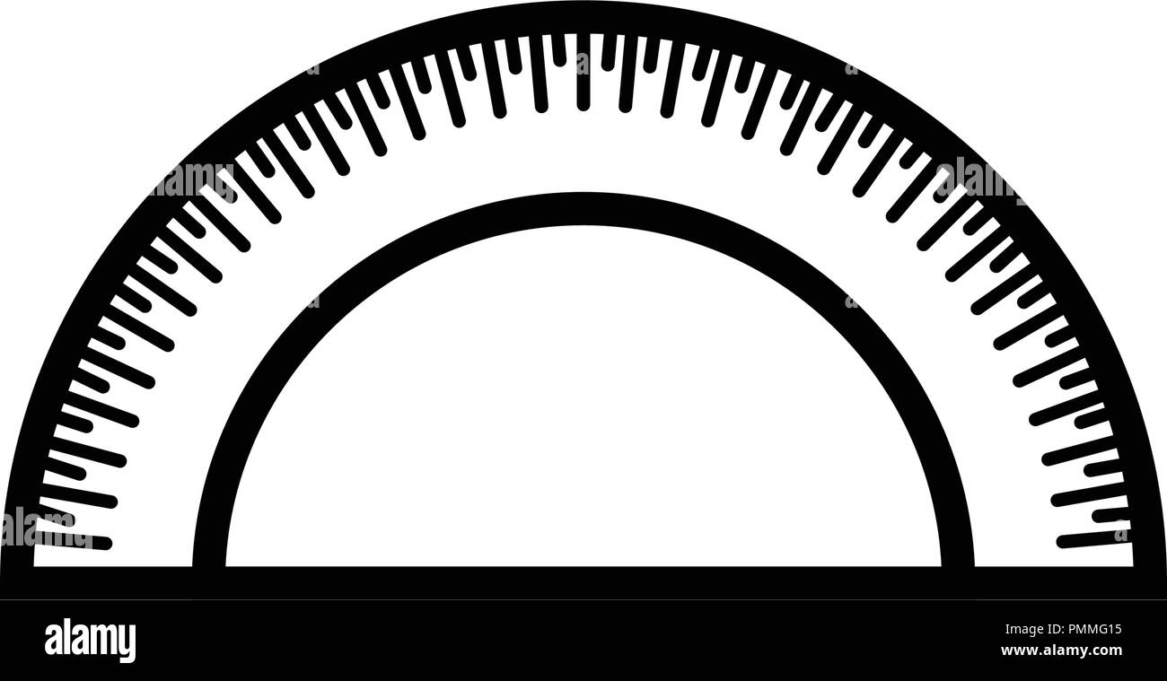 Protractor icon vector - linear style icon Stock Vector Image & Art - Alamy