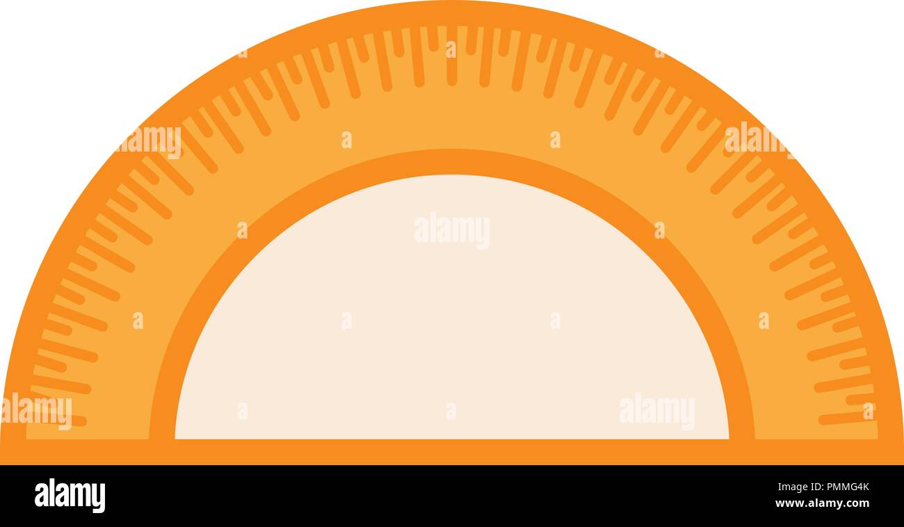 Protractor colorful icon vector - linear style icon Stock Vector Image ...