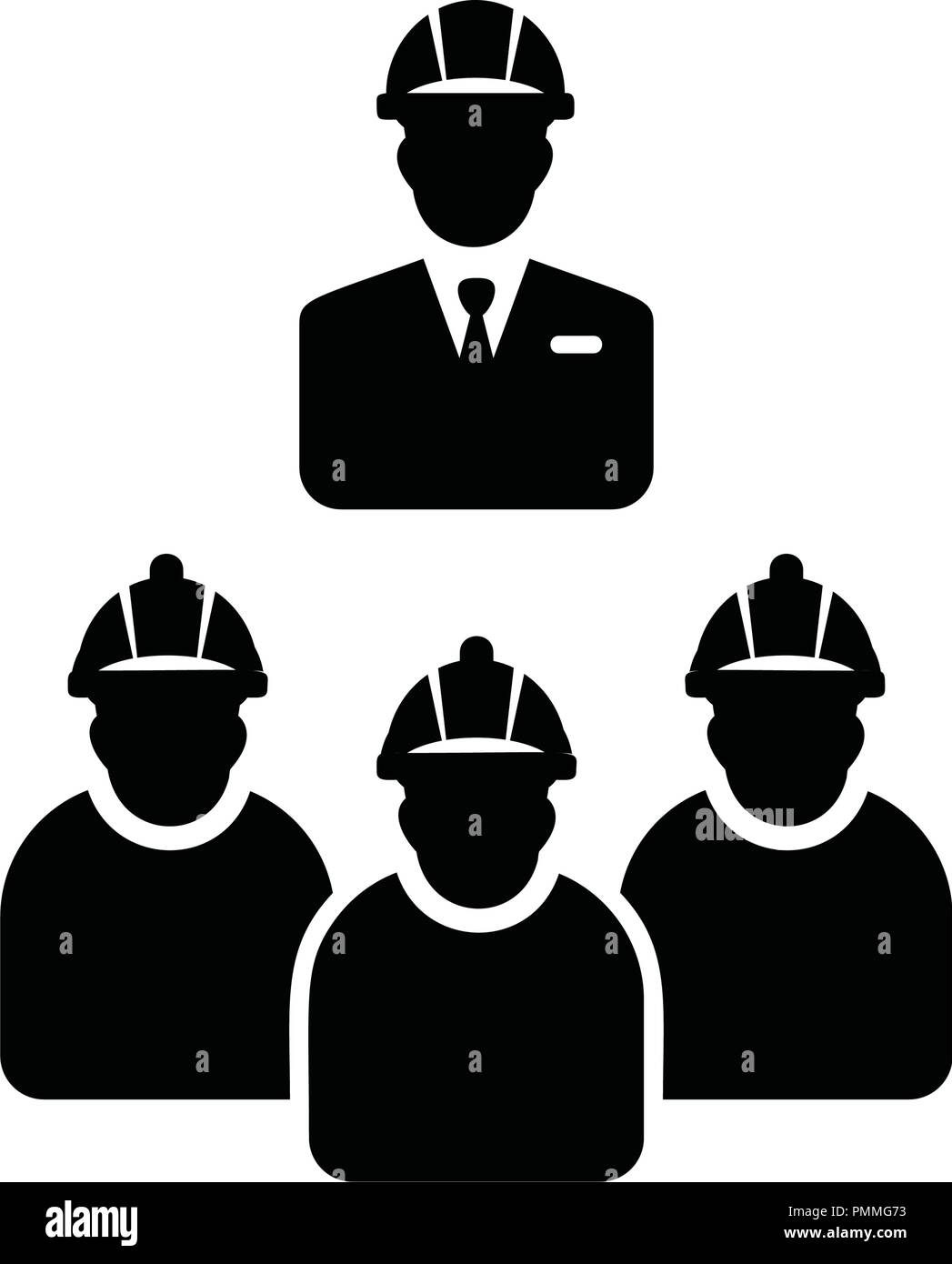 Engineer icon vector Stock Vector Image & Art - Alamy