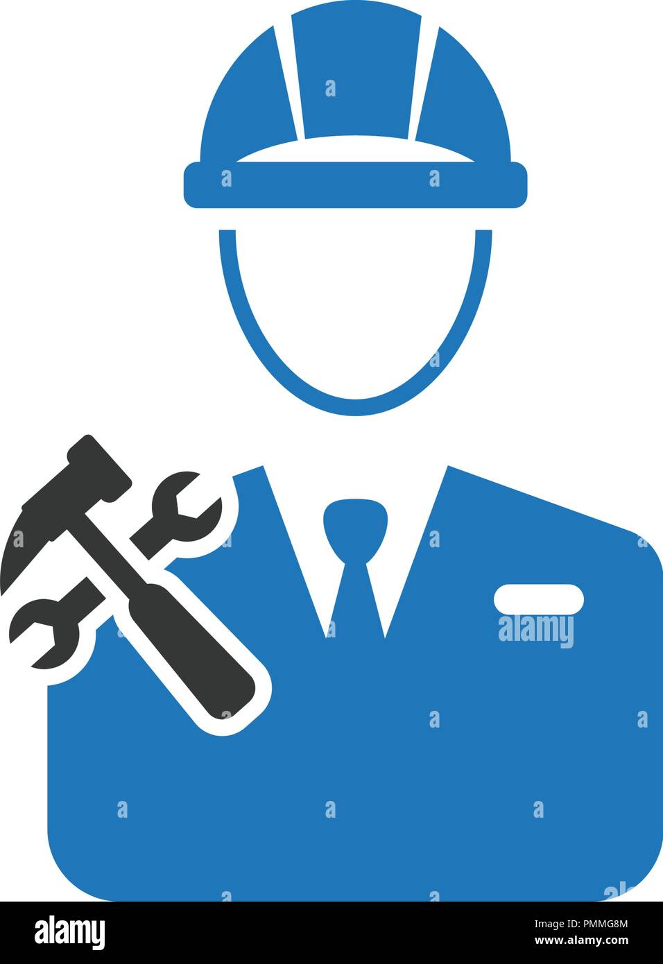Engineer icon vector Stock Vector Image & Art - Alamy