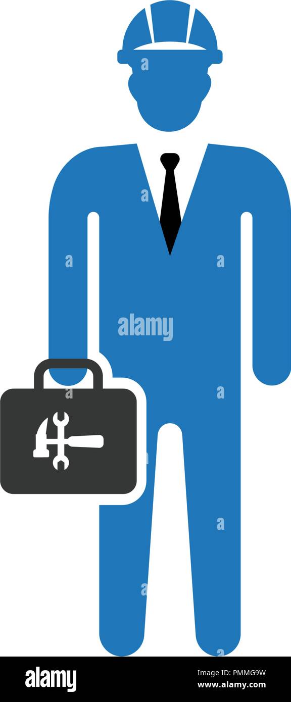 Engineer icon vector Stock Vector Image & Art - Alamy