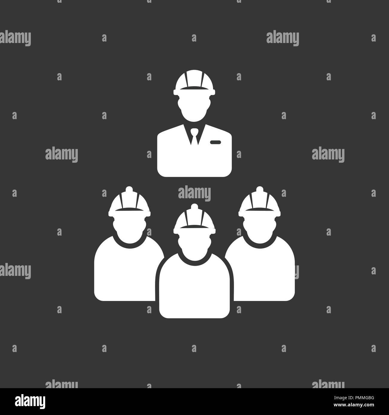 Engineer icon vector Stock Vector Image & Art - Alamy
