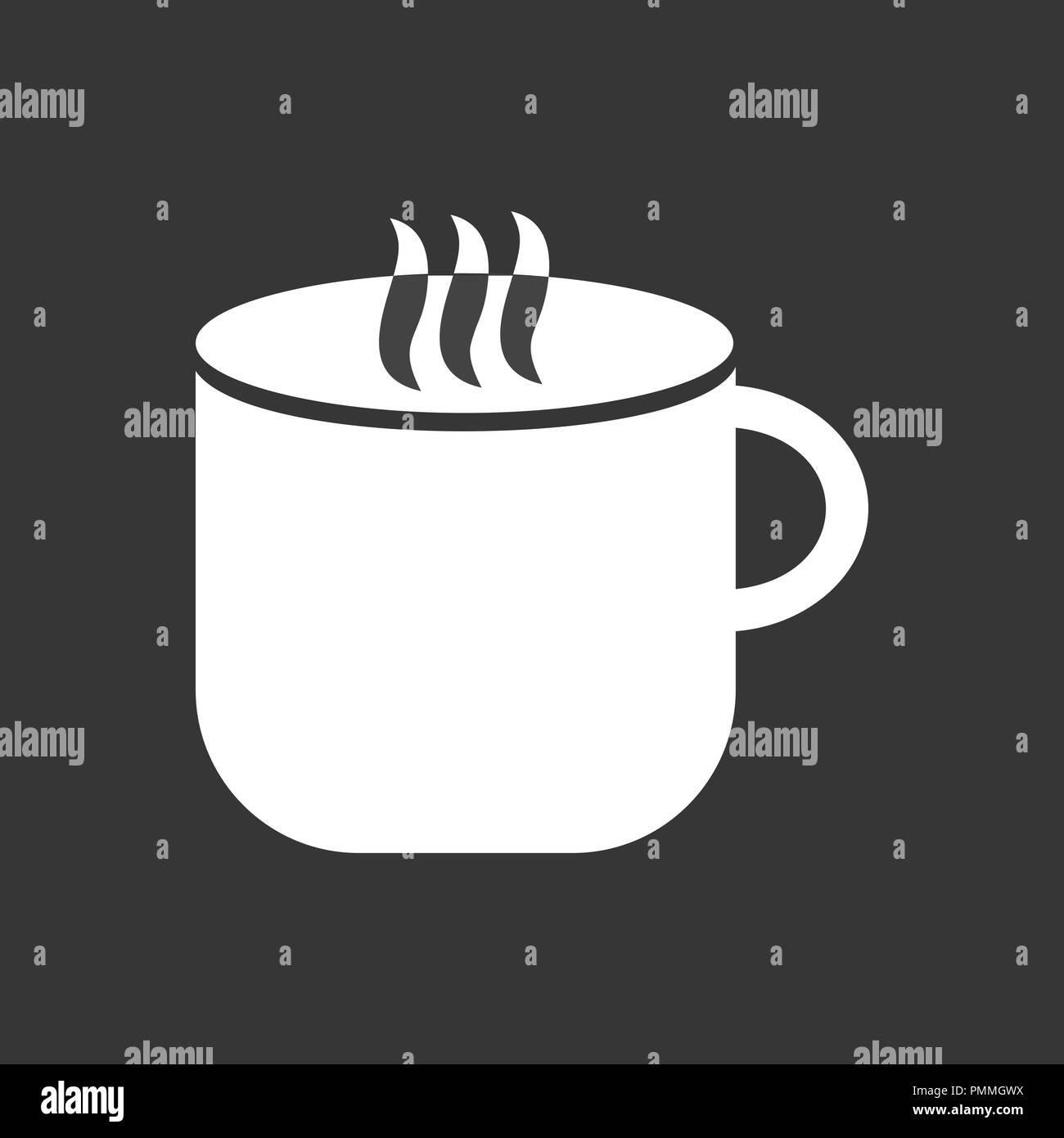 Mug white Stock Vector Images - Alamy