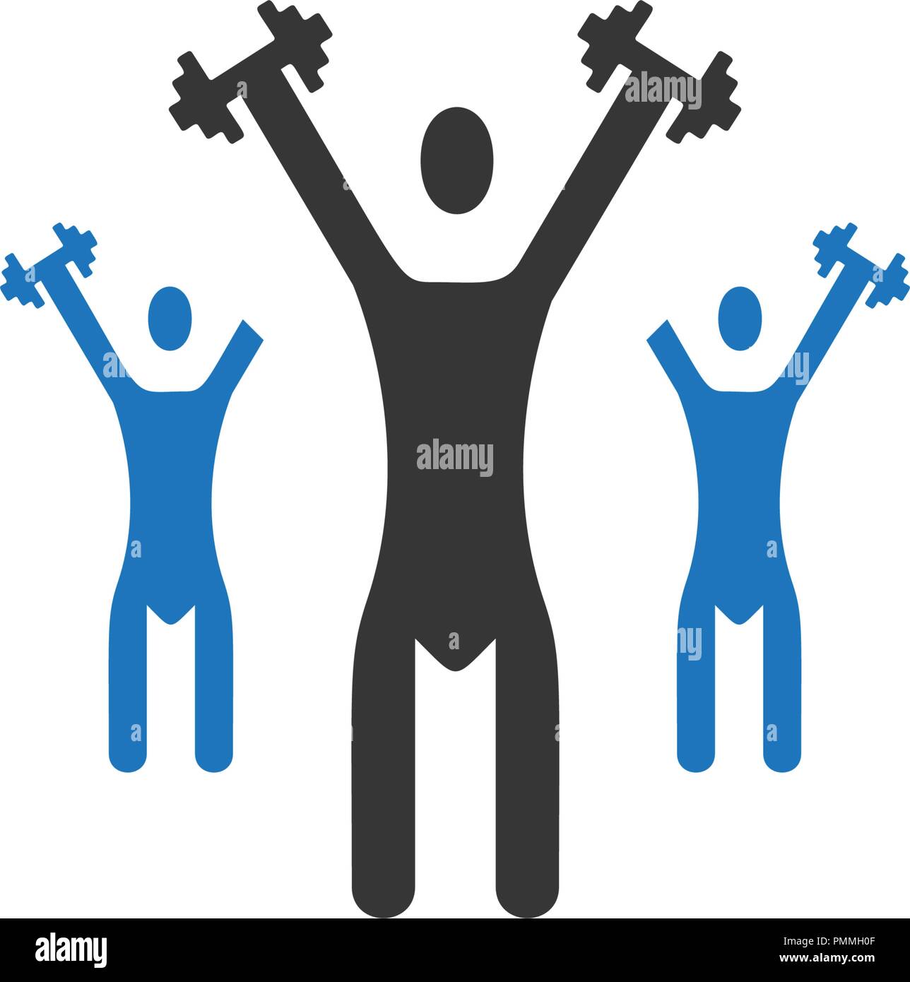 Doing exercise Stock Vector Images - Alamy