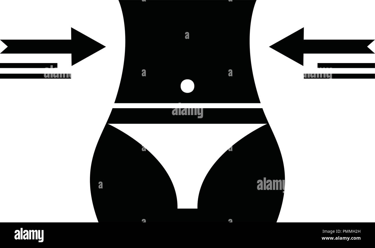 Weight loss women Stock Vector Images - Alamy