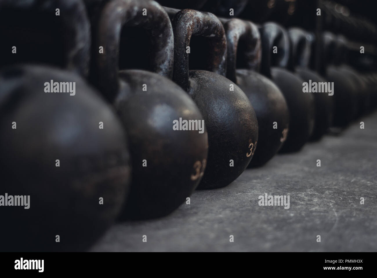 Closeup and shallow depth of field photograph of sports equipment ...