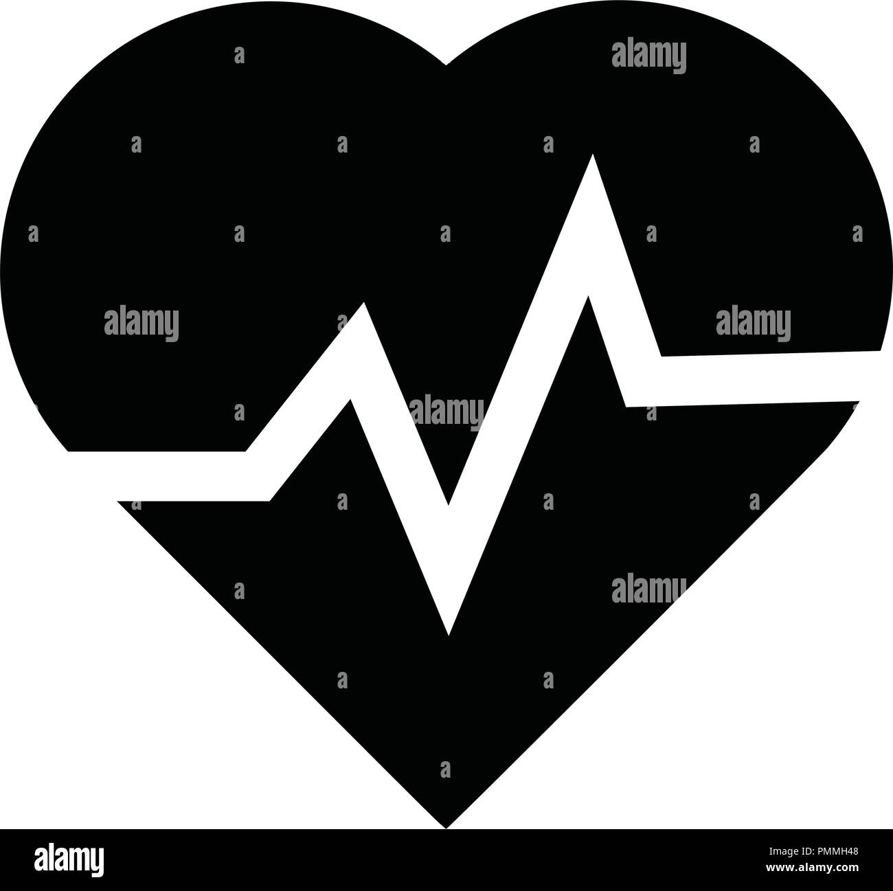 Hear icon vector Stock Vector Image & Art - Alamy