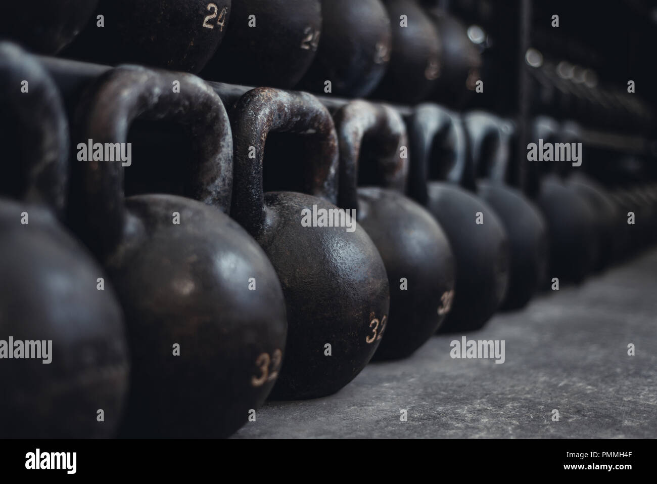 Closeup and shallow depth of field photograph of sports equipment ...