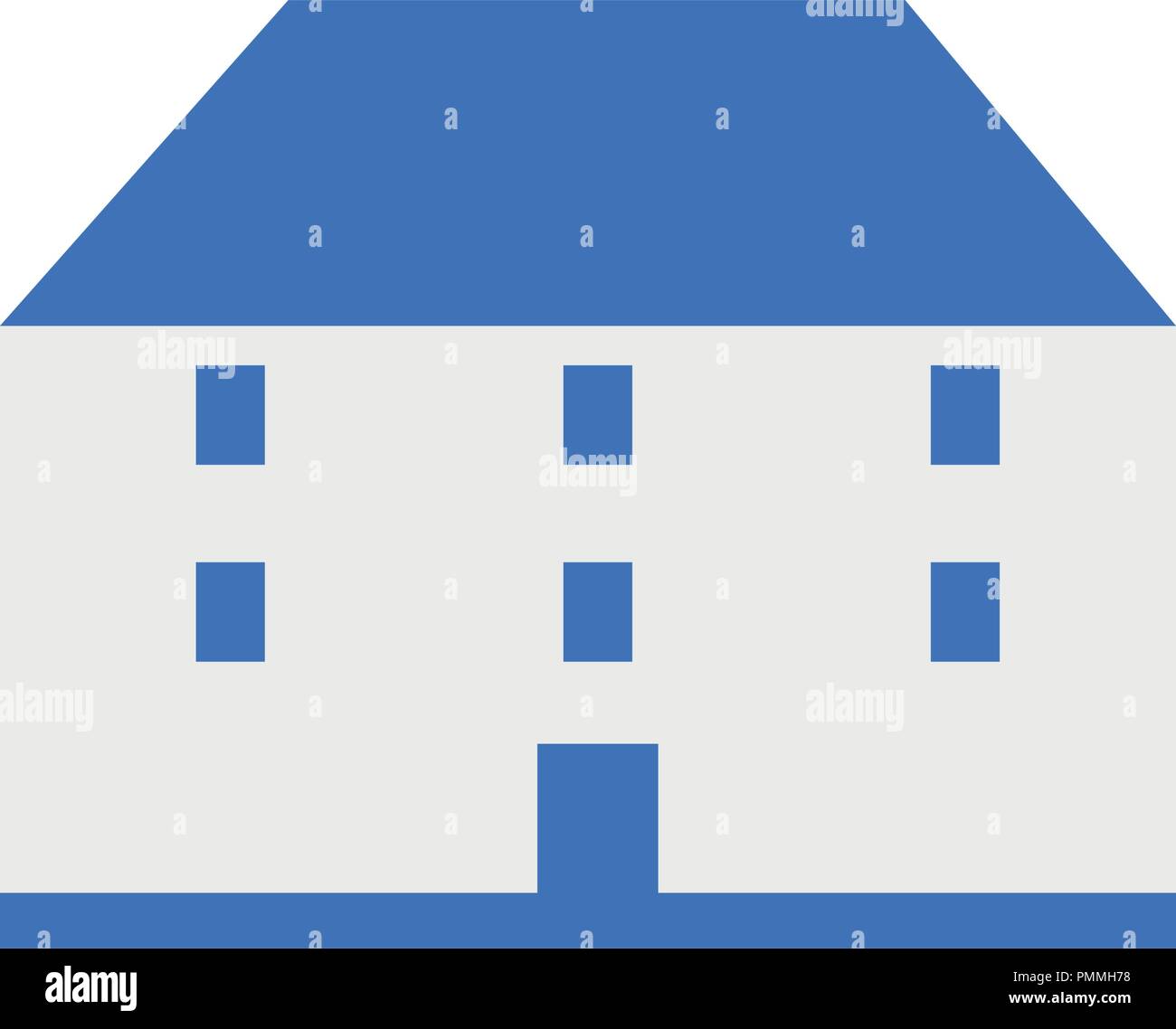 Flat house icon vector Stock Vector Image & Art - Alamy