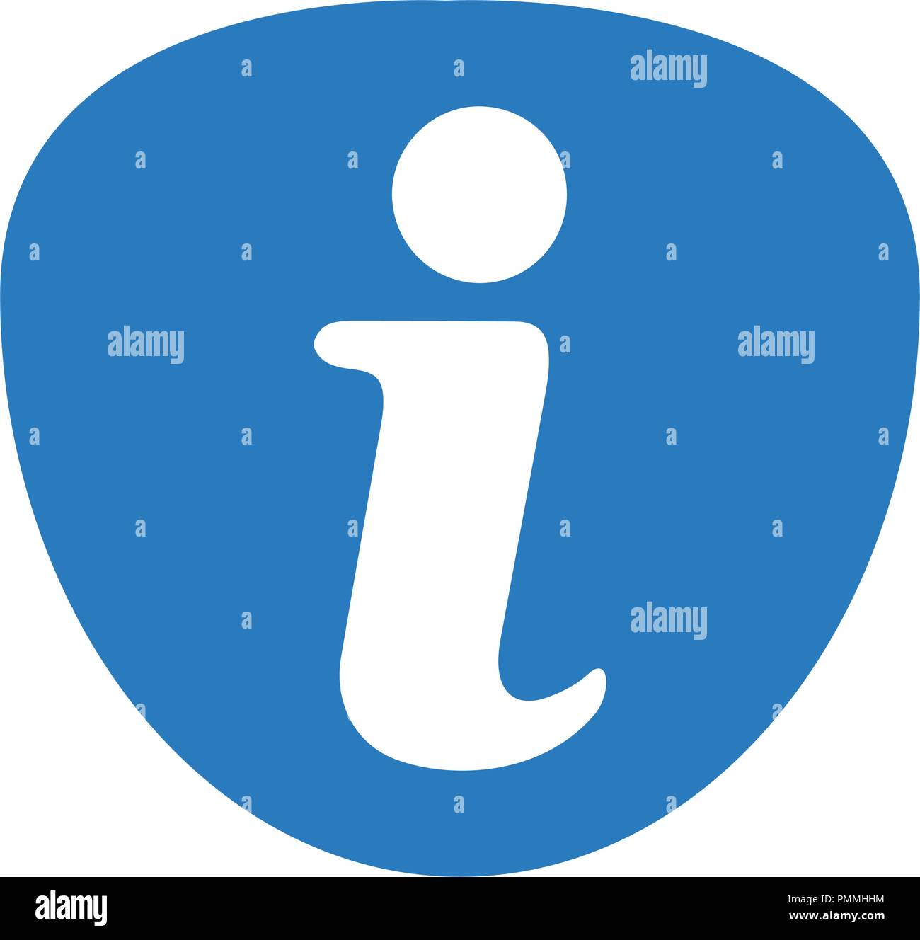 Information icon - info sign vector blue Stock Vector Image & Art - Alamy