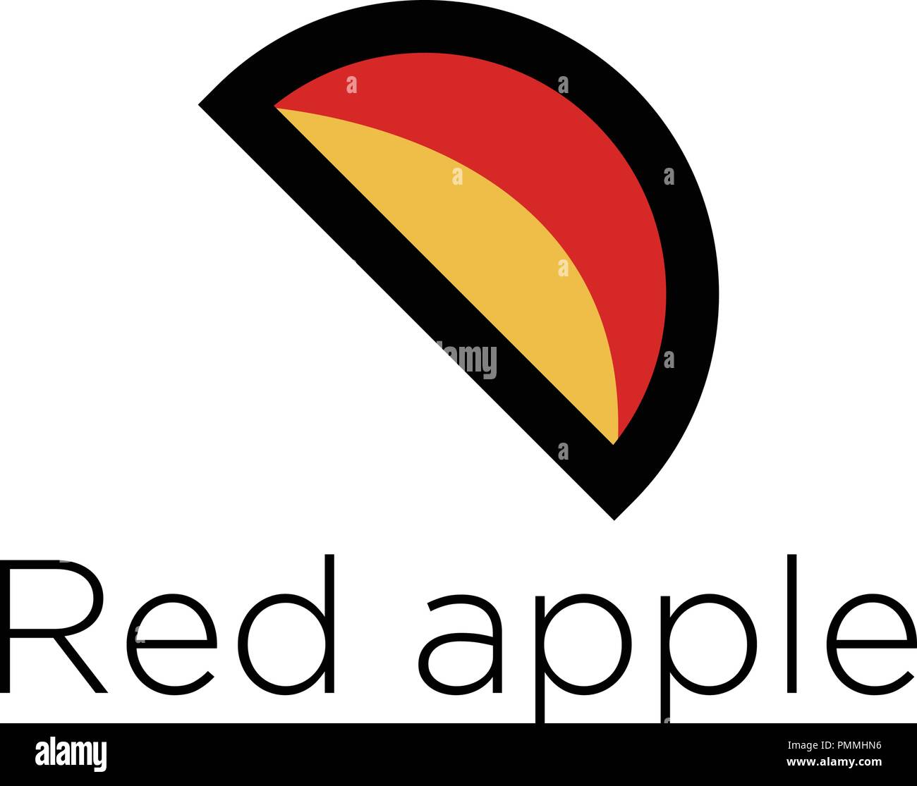 Red apple icon vector Stock Vector Image & Art - Alamy