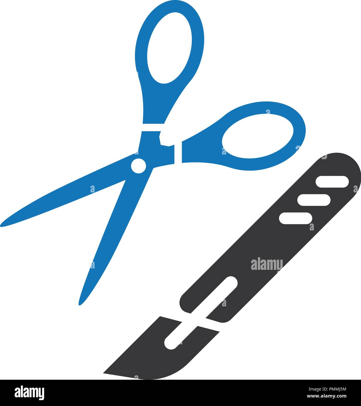 Medical tools icon Blue Stock Vector Image & Art - Alamy