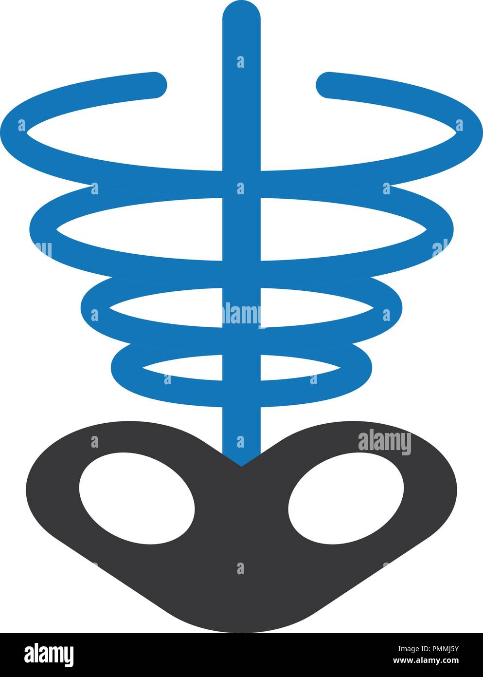 X Ray Icon Blue Stock Vector Image & Art - Alamy