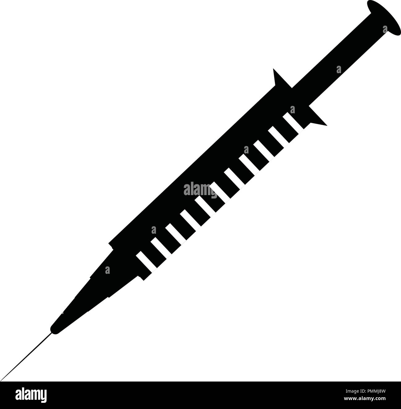 Injection Icon Black Stock Vector Image & Art - Alamy
