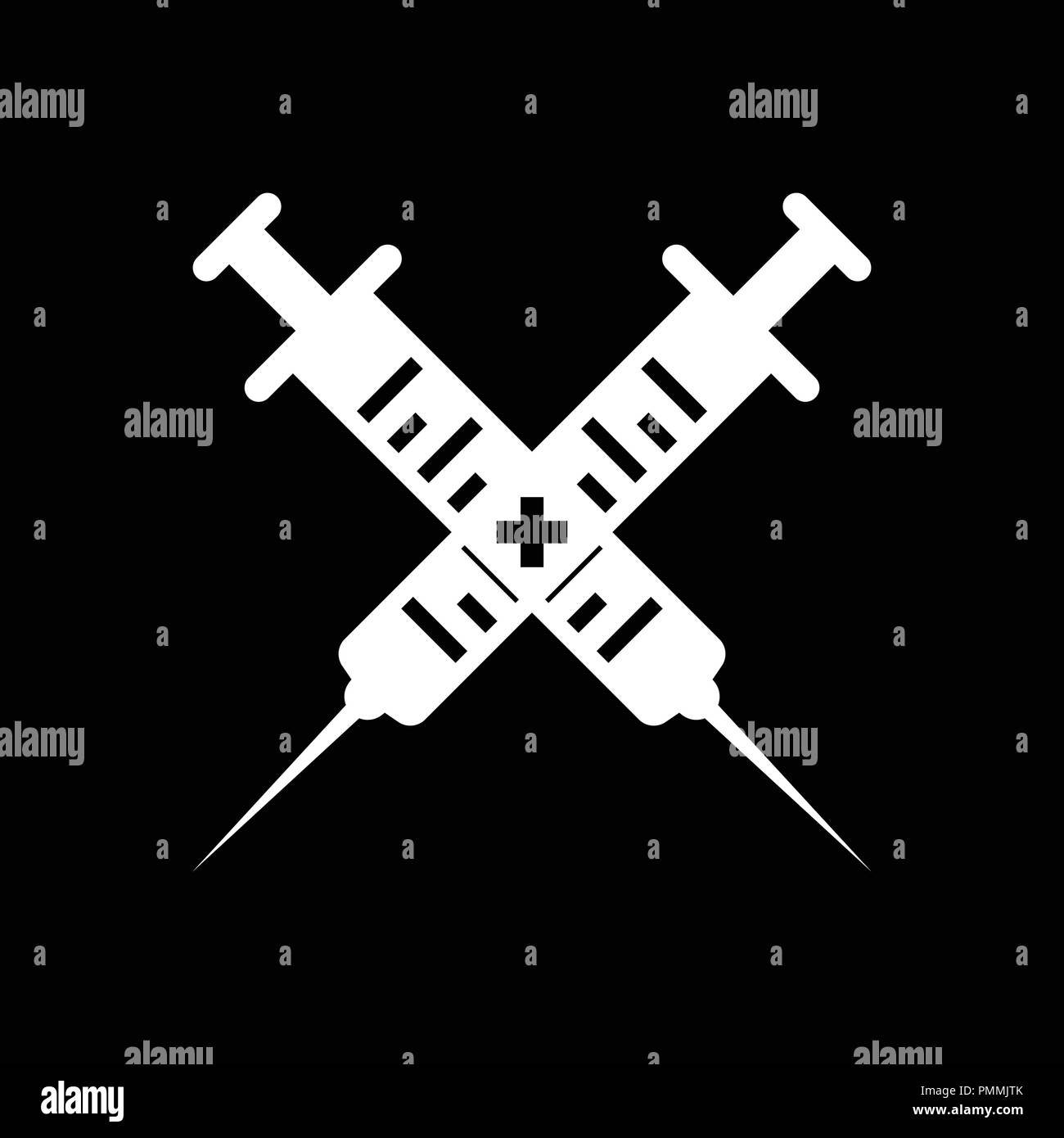 Injection Vector Icon White Stock Vector Image & Art - Alamy