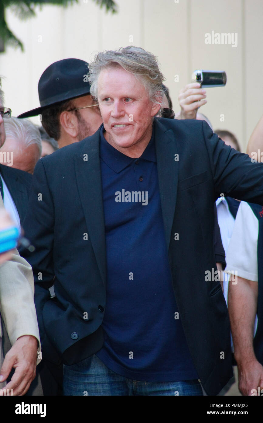 Gary Busey at the Hollywood Chamber of Commerce ceremony to ...