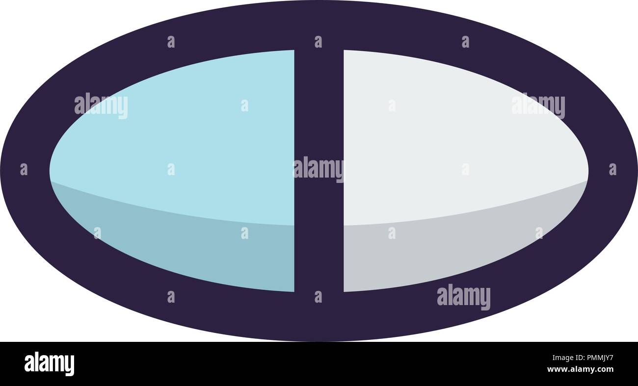 Flat capsule tablet or pill icon design isolated - capsule linear ...