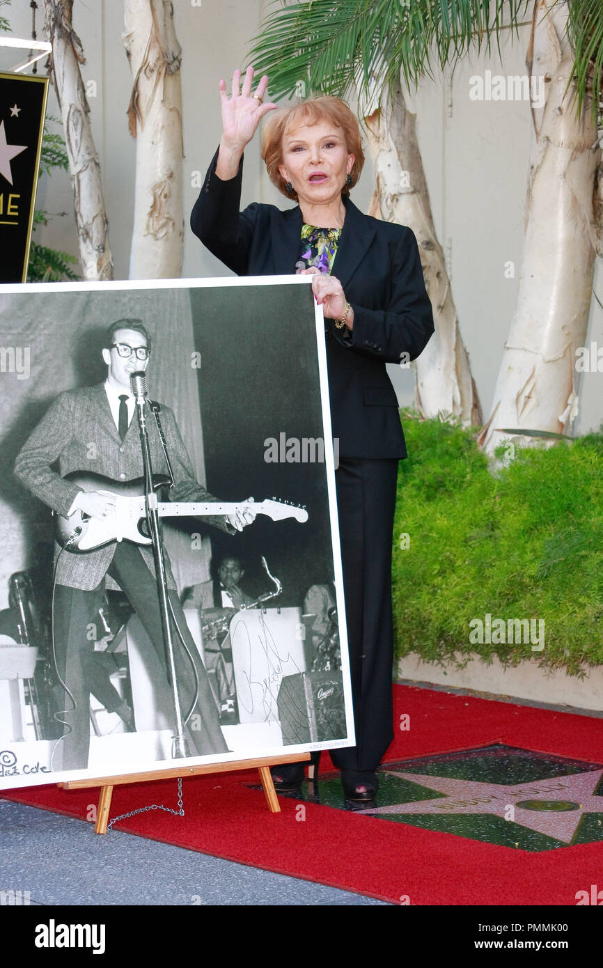 Maria Elena Holly at the Hollywood Chamber of Commerce ceremony to ...
