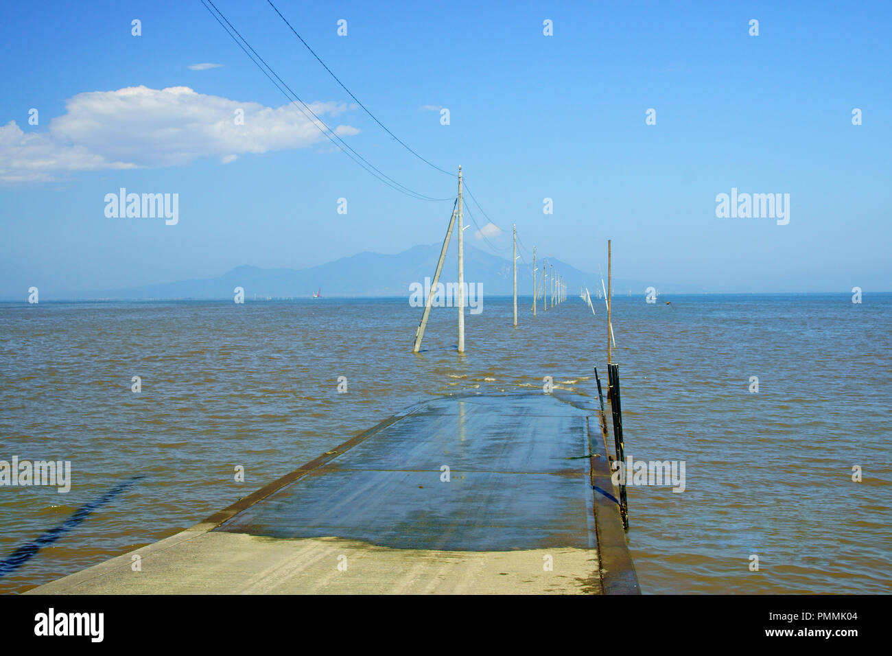 Nagabeta fishery tidal road hi-res stock photography and images - Alamy