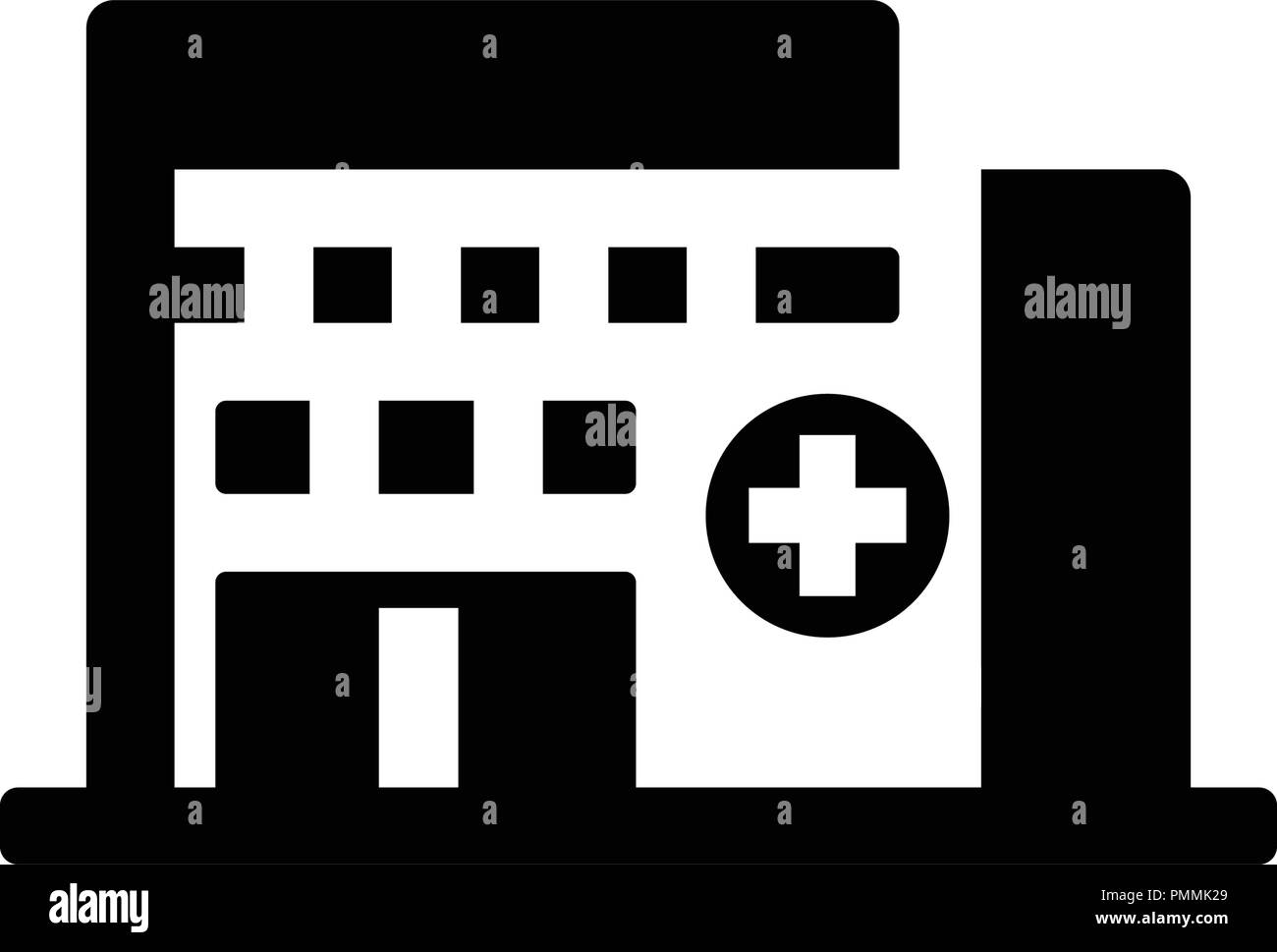 Hospital building Black and White Stock Photos & Images - Alamy