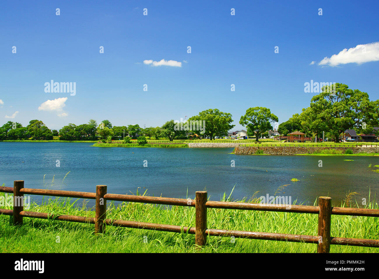 Lake Ezu, Kumamo Prefecture, Japan Stock Photo - Alamy