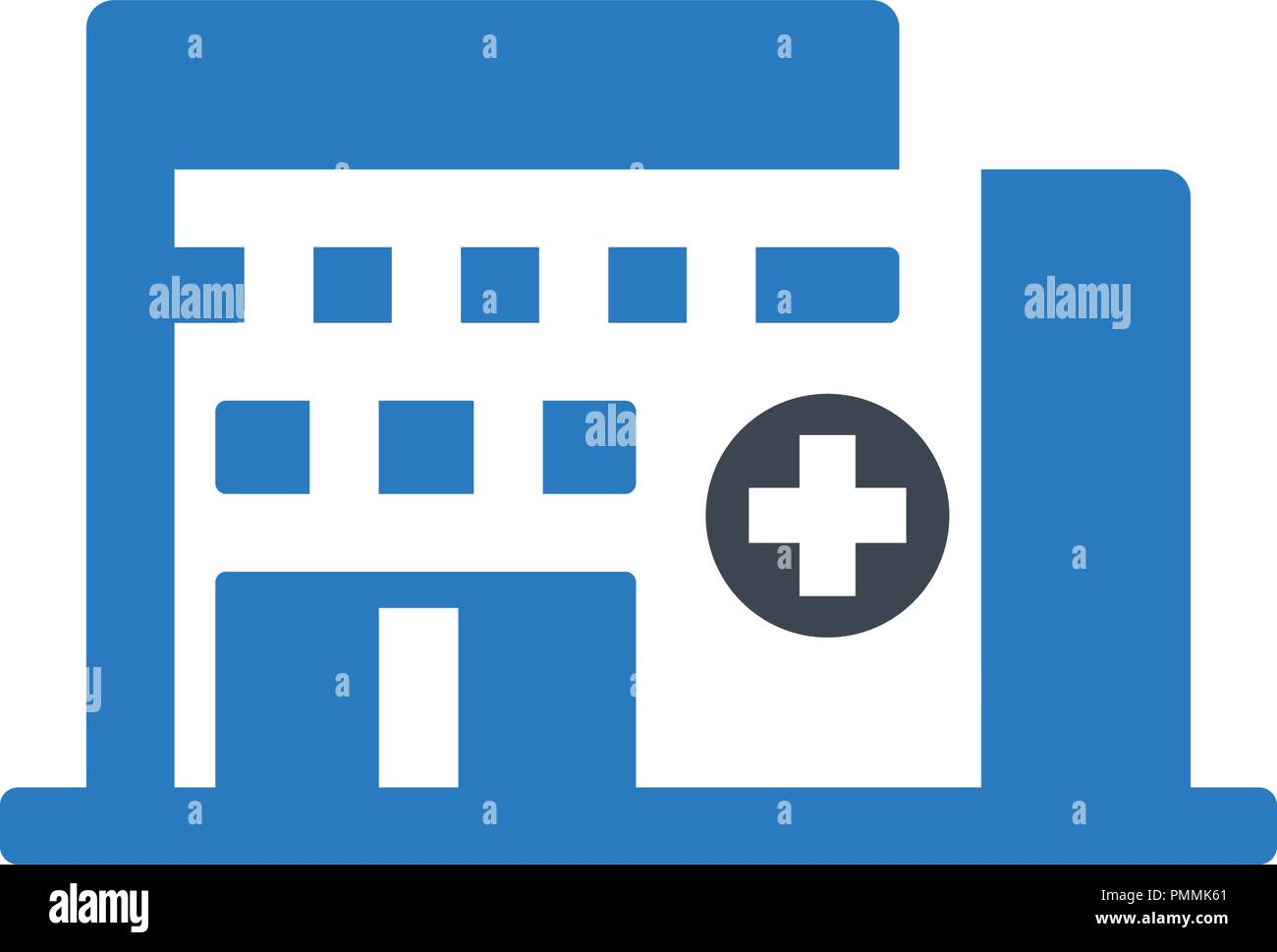 Hospital building vector hi-res stock photography and images - Alamy