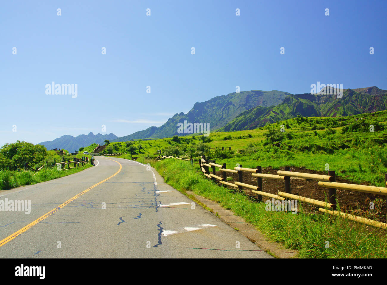 Aso panorama line hi-res stock photography and images - Alamy