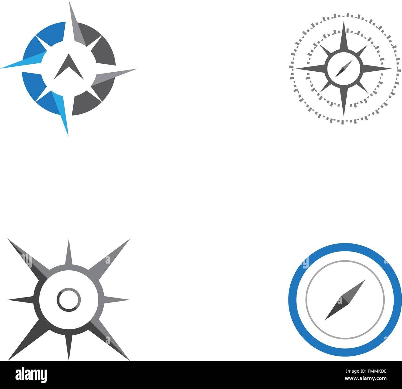 Map compass adventure Cut Out Stock Images & Pictures - Alamy