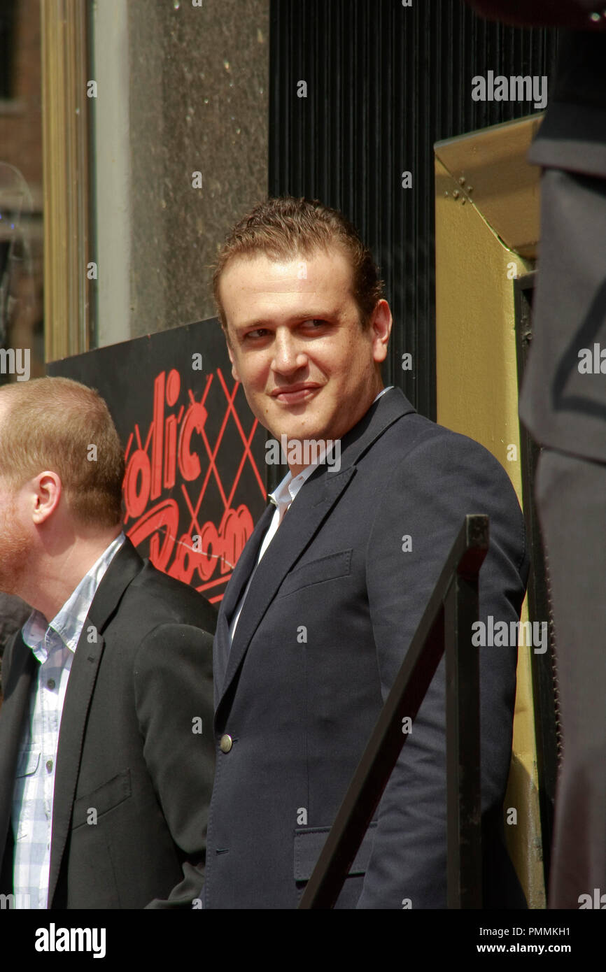 Jason Segel and Joss Whedon at the Hollywood Chamber of Commerce ...