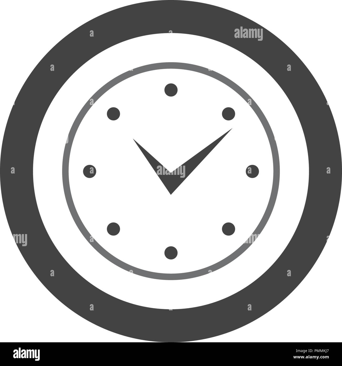 clock icon vector flat illustration design template Stock Vector Image ...