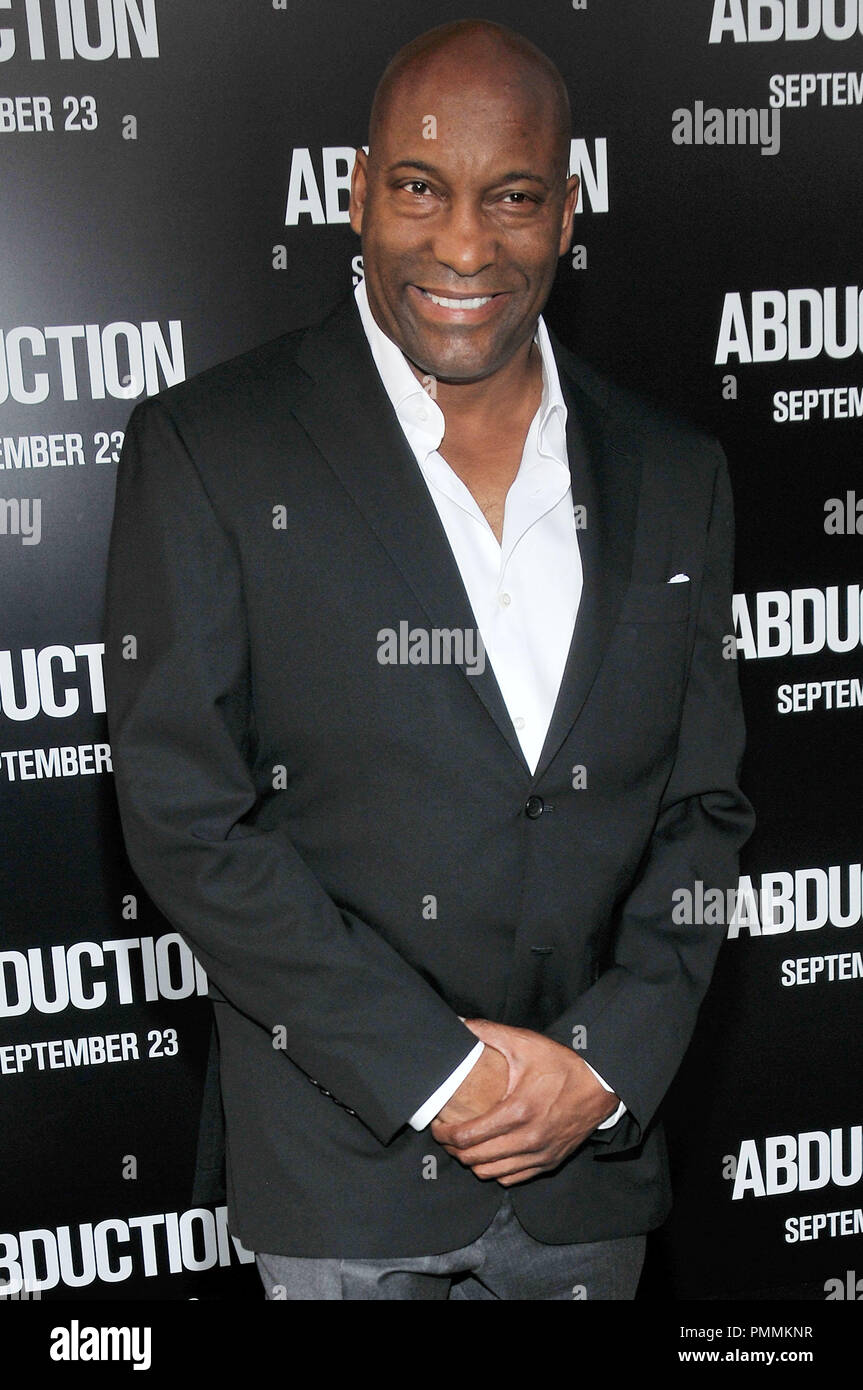 John Singleton at the Los Angeles Premiere of "Abduction" held at ...