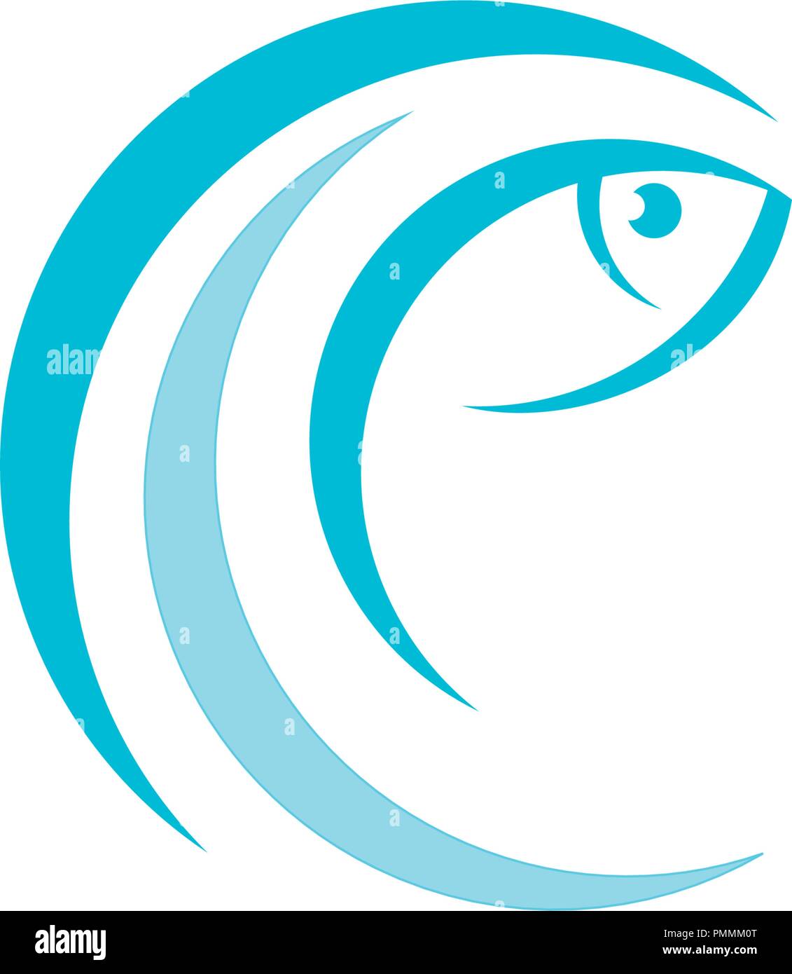 Fish logo template Creative vector icon symbol Stock Vector Image & Art ...