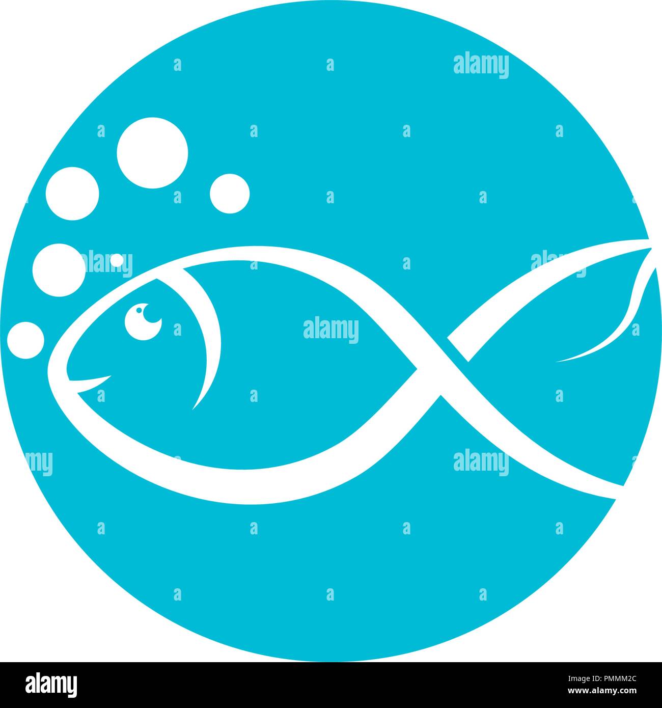 Fish logo template Creative vector icon symbol Stock Vector Image & Art ...