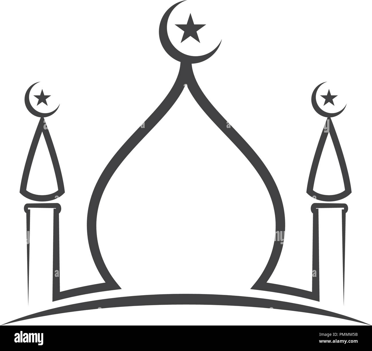 Moslem icon vector Illustration design template Stock Vector Image ...