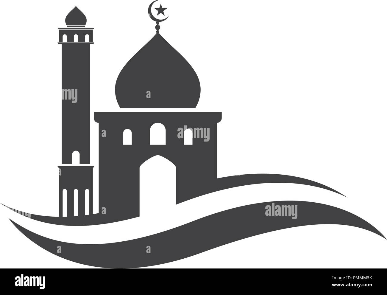 Moslem icon vector Illustration design template Stock Vector Image ...