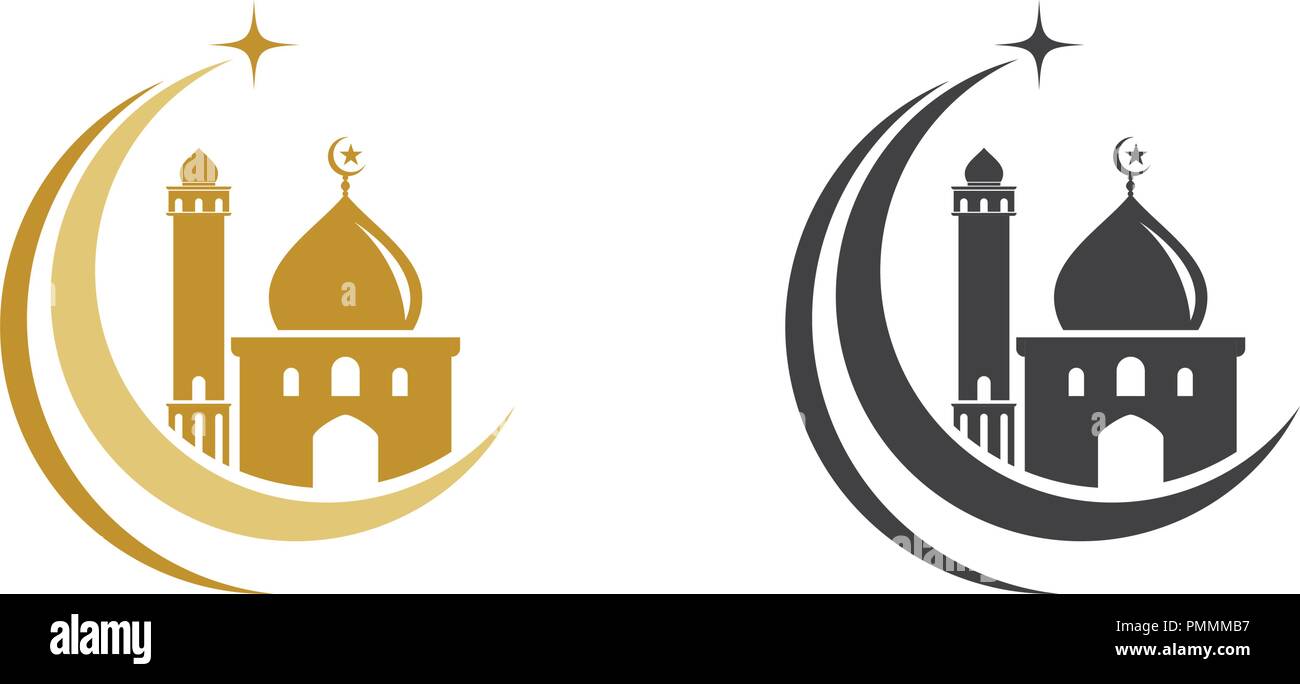 Moslem icon vector Illustration design template Stock Vector Image ...