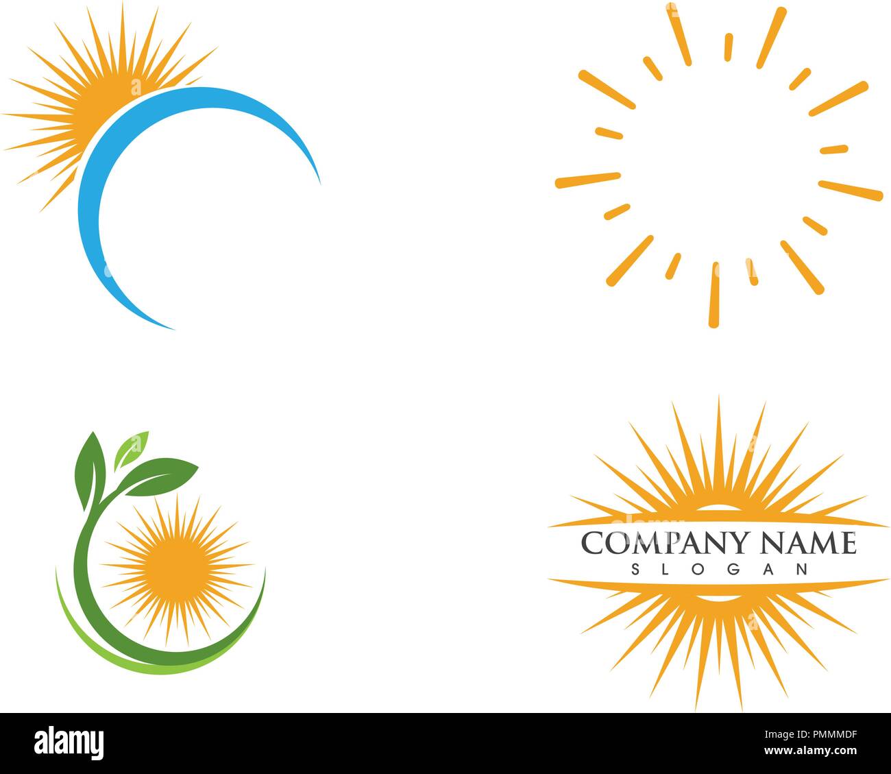 Sun Vector illustration Icon Logo Template design Stock Vector Image ...