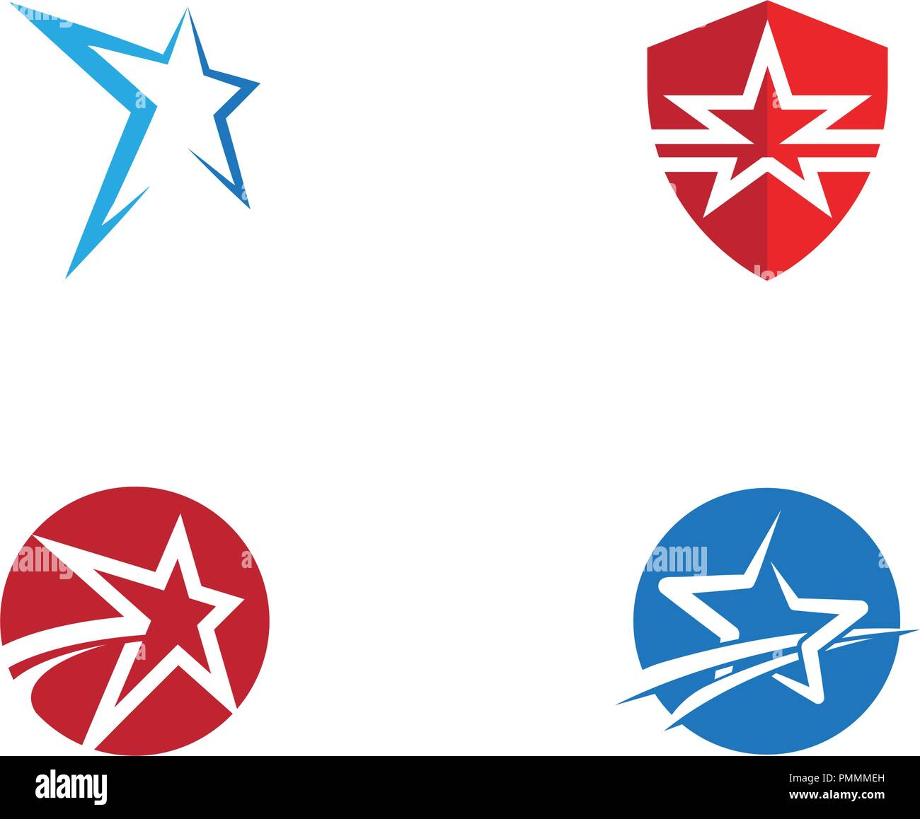 Star Logo Template vector icon illustration design Stock Vector Image ...