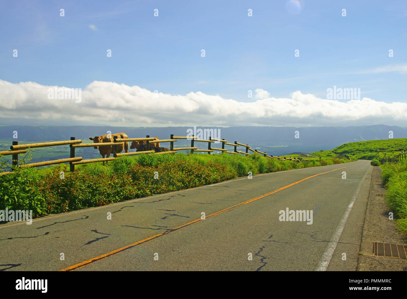 Aso panorama line hi-res stock photography and images - Alamy