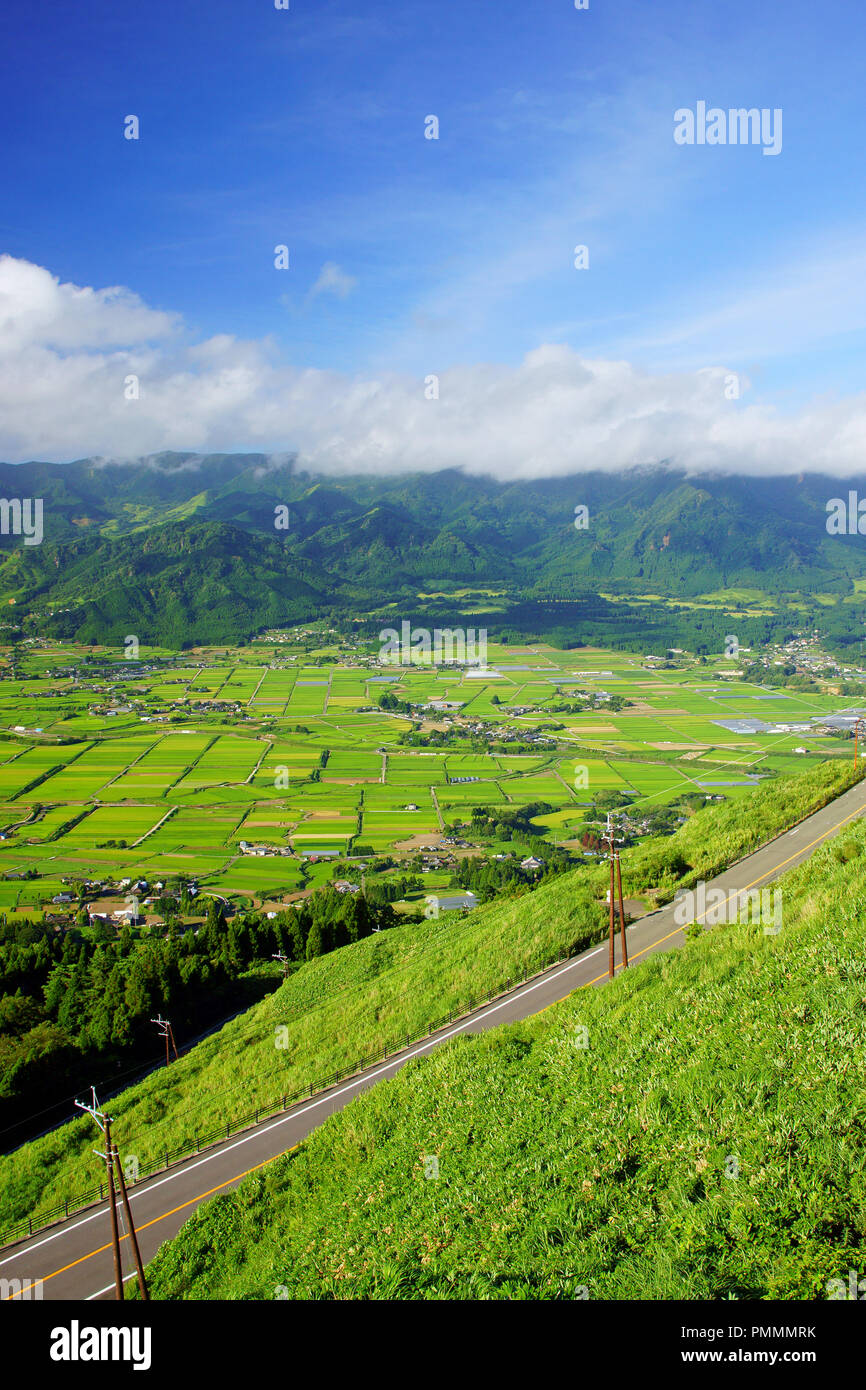 Aso Panorama line, Kumamo Prefecture, Japan Stock Photo - Alamy