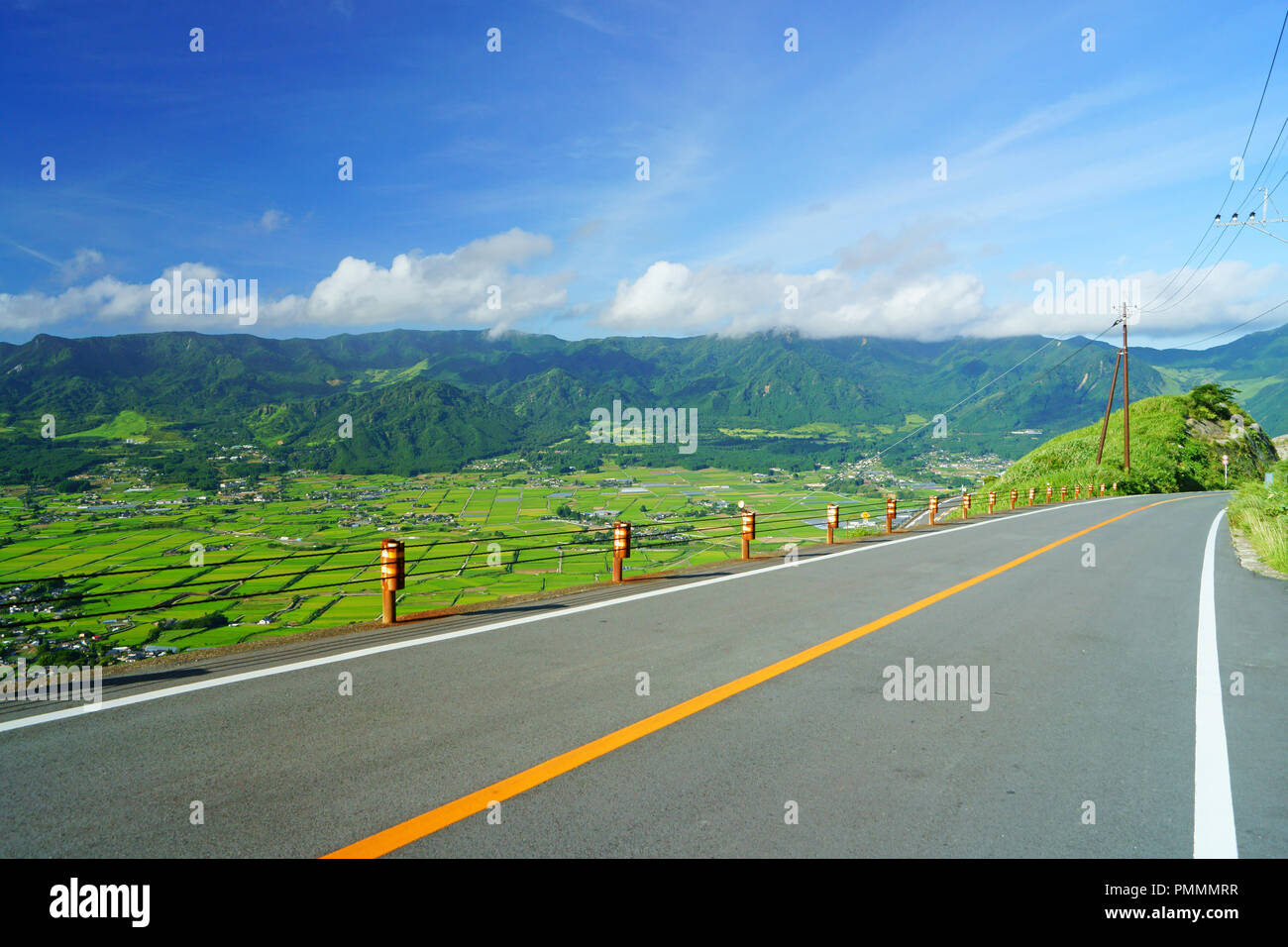 Aso Panorama line, Kumamo Prefecture, Japan Stock Photo - Alamy