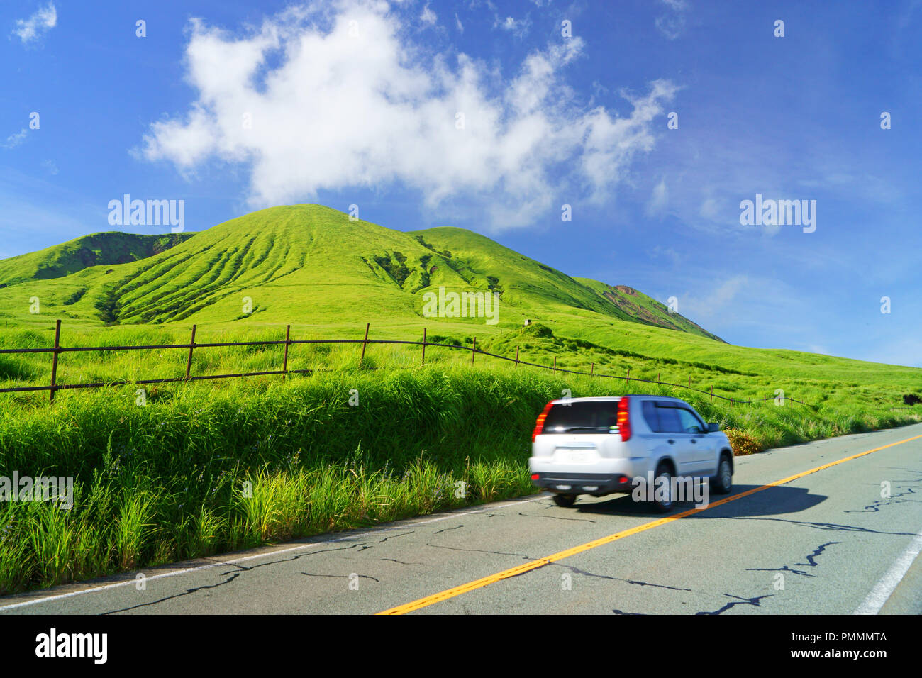 Aso Panorama line, Kumamo Prefecture, Japan Stock Photo - Alamy