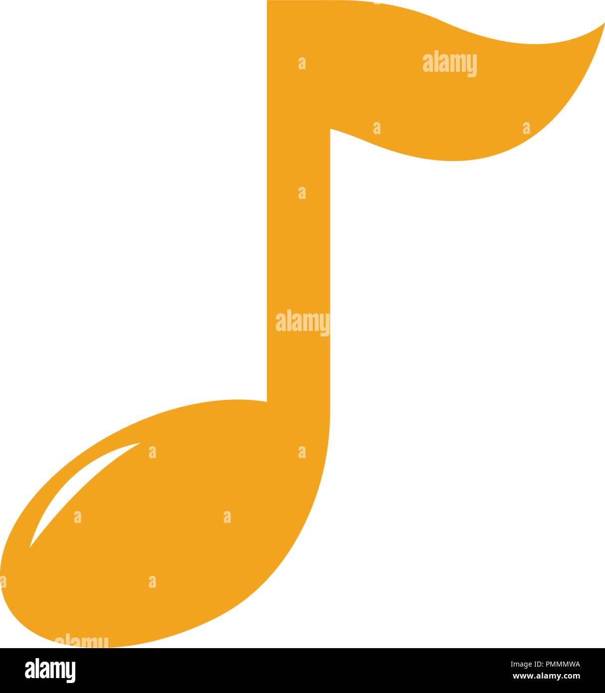 Music note Icon Vector illustration design Stock Vector Image & Art - Alamy