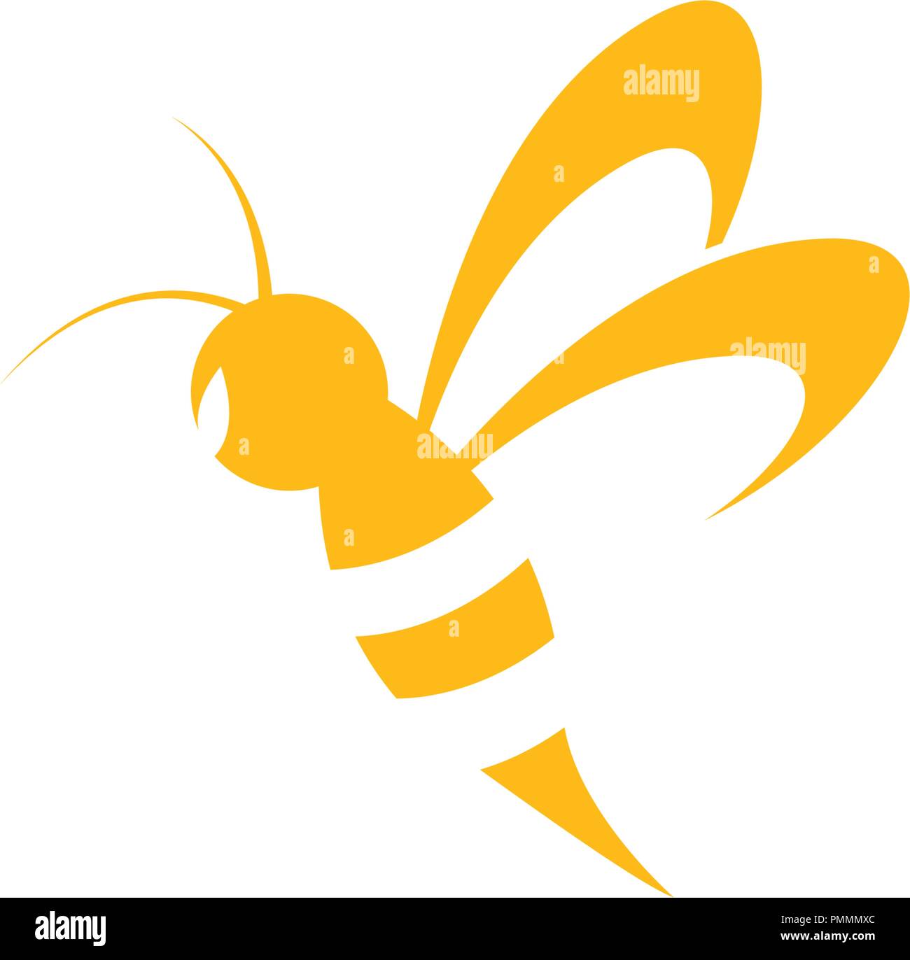 Bee logo Cut Out Stock Images & Pictures - Alamy