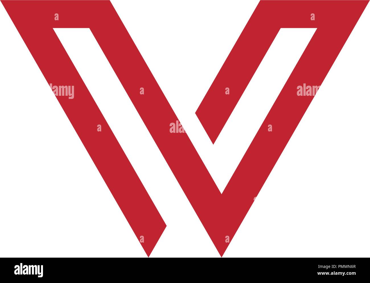 Letter v logo vector vectors hi-res stock photography and images - Alamy