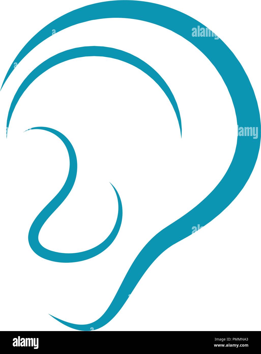 Hearing Logo Template vector icon design Stock Vector Image & Art - Alamy
